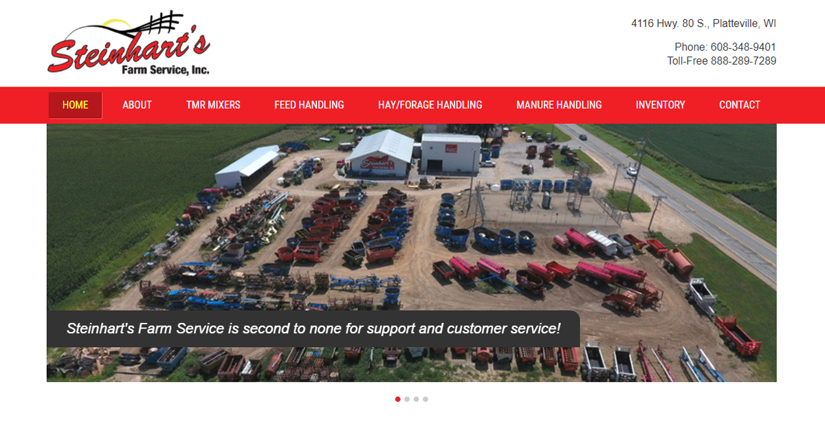 Feed Handling | Steinhart's Farm Service, Inc.